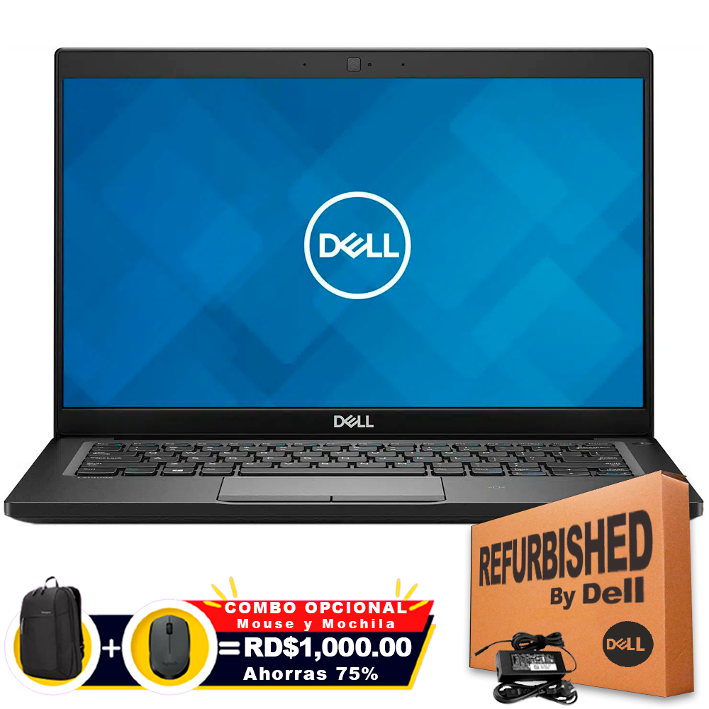 𝐑𝐞𝐟𝐮𝐫𝐛𝐢𝐬𝐡𝐞𝐝 Dell Latitude 7390 2-IN-1 13.3" FHDTouch Core™ i7-8650U 256GB SSD 16GB W10 Pro BLACK ...