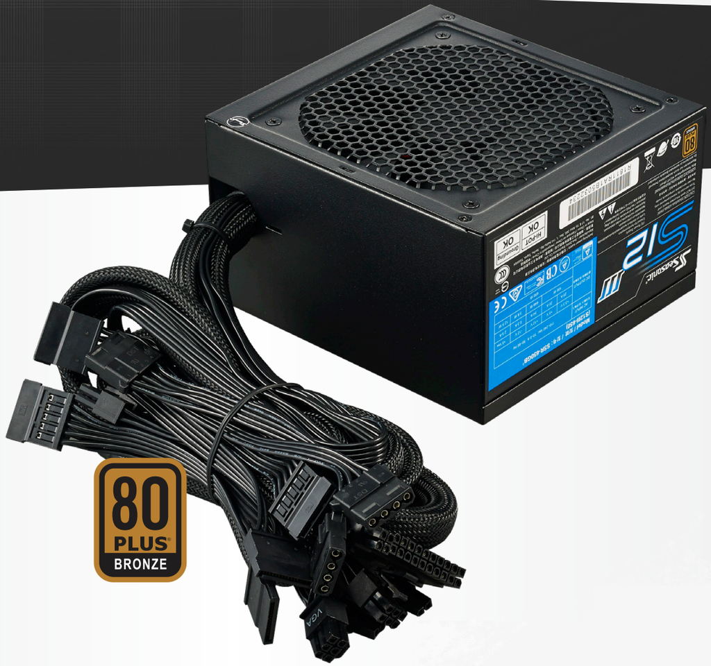 Seasonic S12III-650GB 80 PLUS BRONZE Certified 650W ATX12V Power Supply ...
